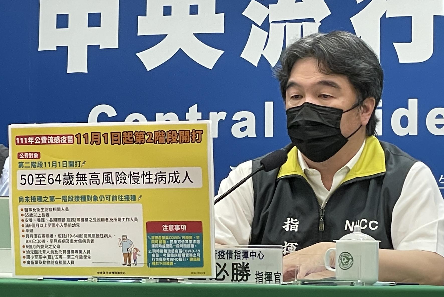 公費流感疫苗第一階段已350萬人搶打！ 11/1再開放「一類人」可接種 | 蕃新聞